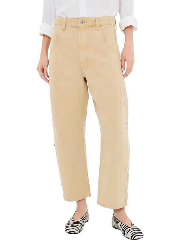 Roucha Duchamp Studded Denims - Salt