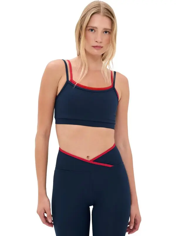 Strut This The Rhodes Bra - Navy/red