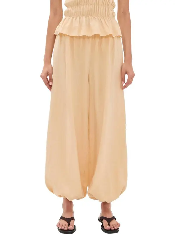 Faithfull The Brand Kortez Balloon Pants - Daffodil