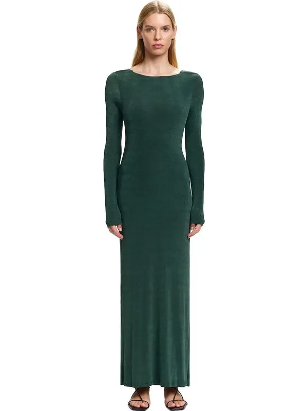 Significant Other Luisa Long Sleeve Maxi Dress - Pine
