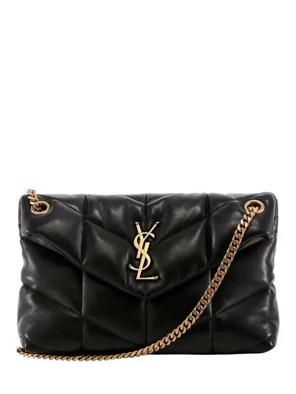 Saint Laurent Loulou Puffer Matelassé Leather Crossbody Bag - Multicolor