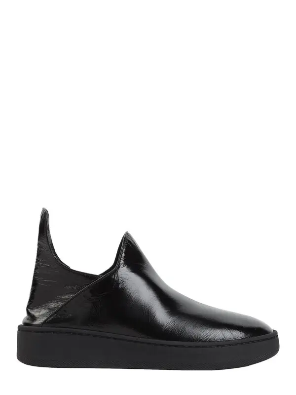 Phoebe Philo Calf Leather Everyday Slip-on Sneakers - Black