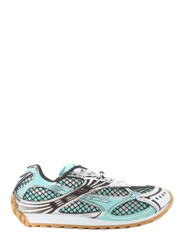 Bottega Veneta Orbit Oasis Mesh Sneakers - Green