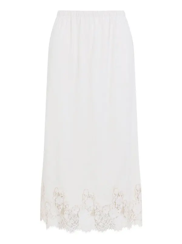 Alberta Ferretti Velvet Pencil Skirt - Multicolor