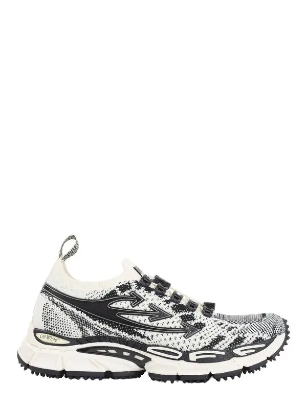 Off-White Be Right Back" Knit Sneakers - Multicolor
