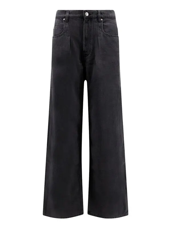 Isabel Marant Étoile Rodayna Wide Leg Jeans - Multicolor