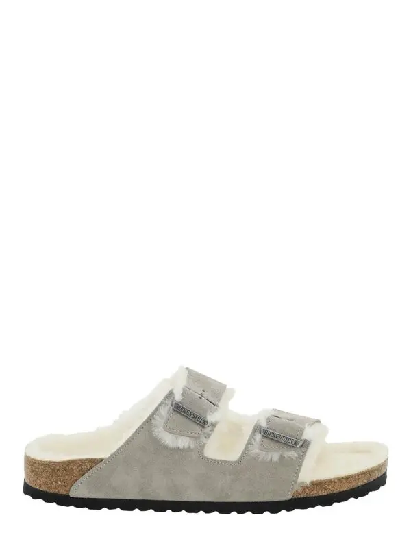 BIRKENSTOCK Arizona Double-strap Slip-on Sandals - Gray