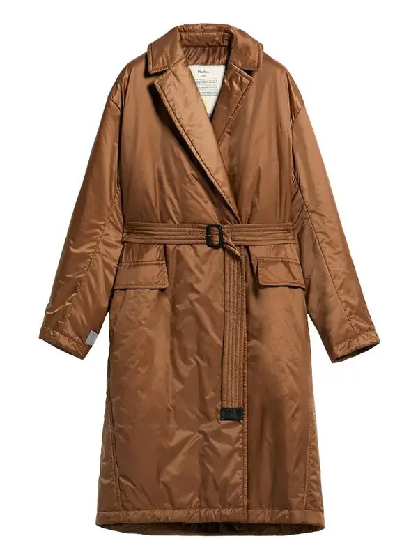 Max Mara Belted Long Coat - Brown