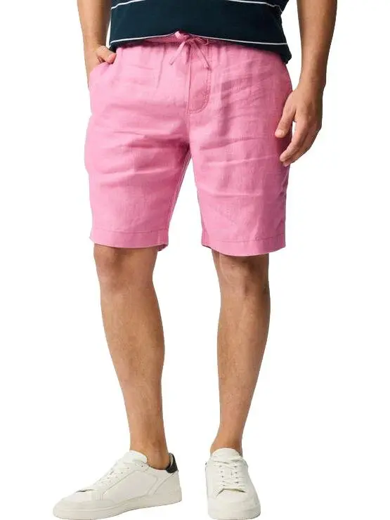 Rodd & Gunn Linen Shorts - Geranium
