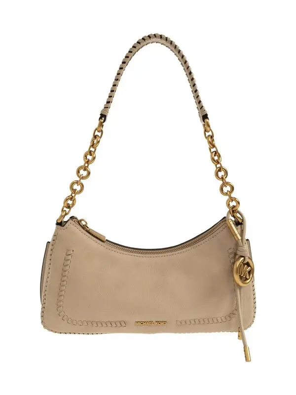 Michael Kors Nolita Bag In Genuine Leather - Beige