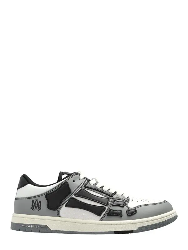 Amiri Varsity Skel Top Low Sneakers - Grey