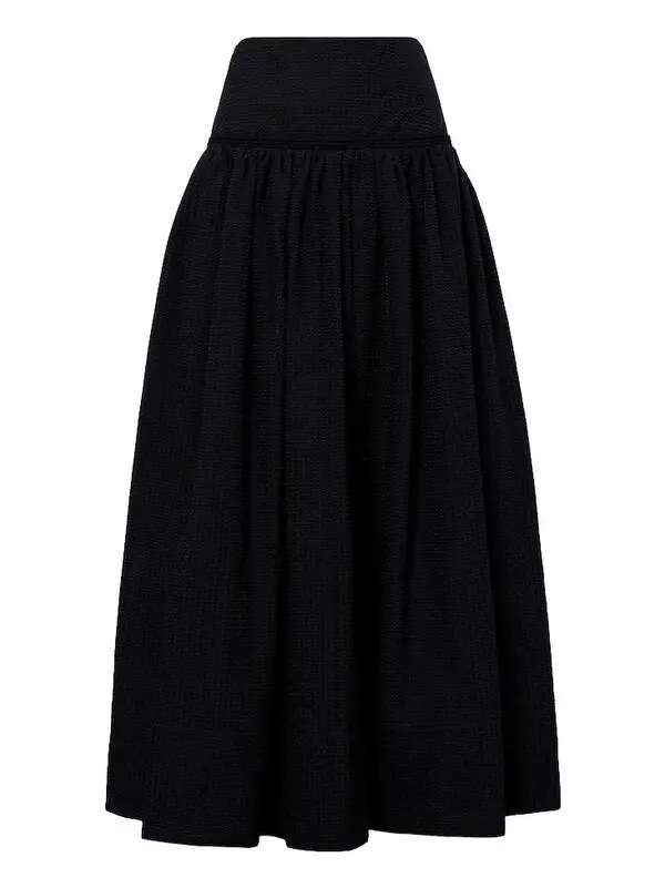 Alaïa Maxi Skirt - Black