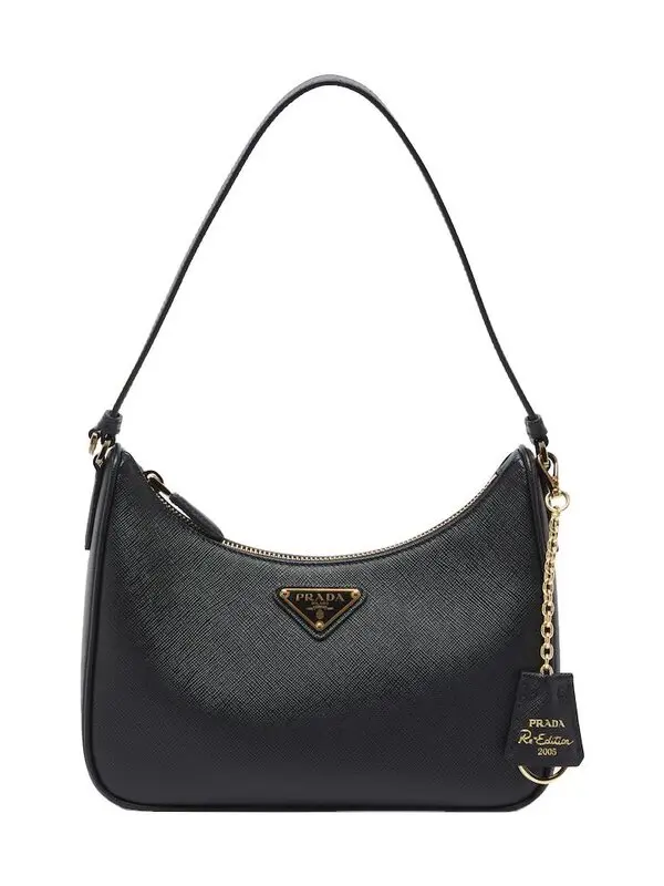 Prada Re-edition 2005 Mini Shoulder Bag - Black