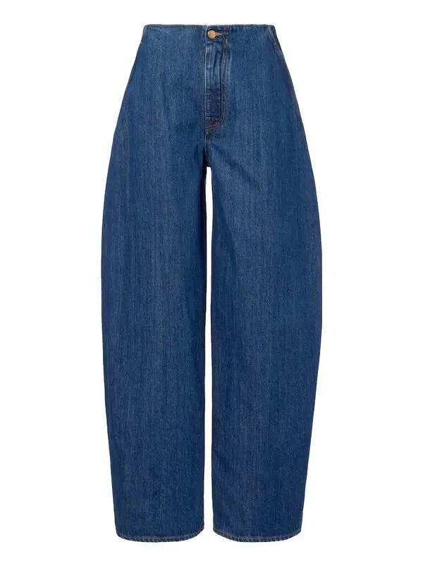 JIL SANDER Barrel-leg Jeans - Blue
