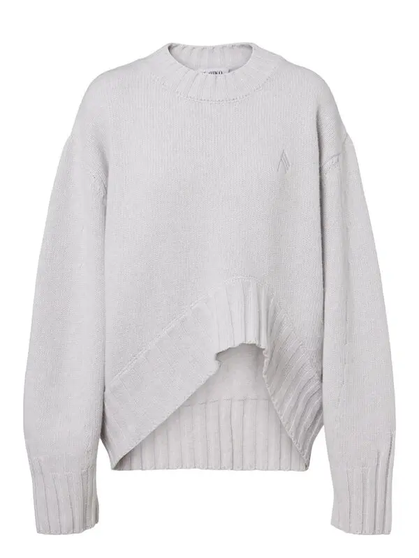 Attico Wool And Cashmere Sweater - Grey