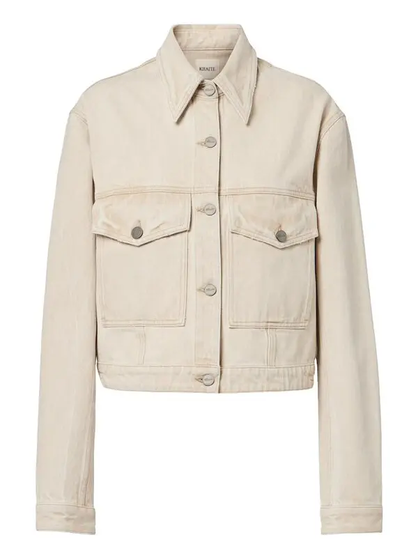 Khaite The Tomer Denim Jacket - Grey