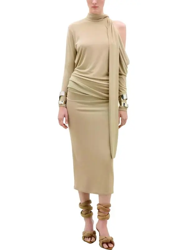 Silvia Tcherassi Angel Draped Blouse - Neutrals
