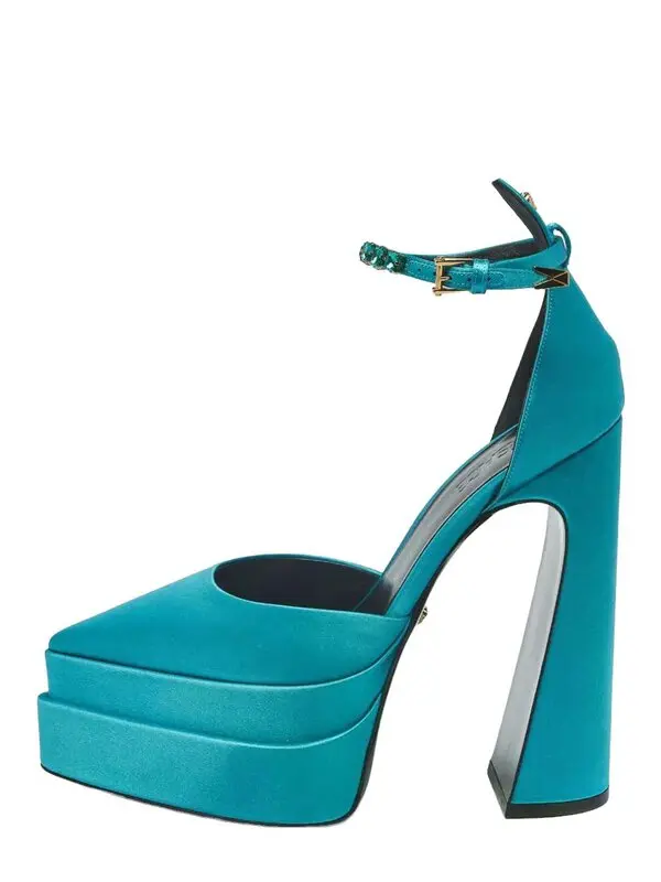 Versace Platform Pumps - Blue