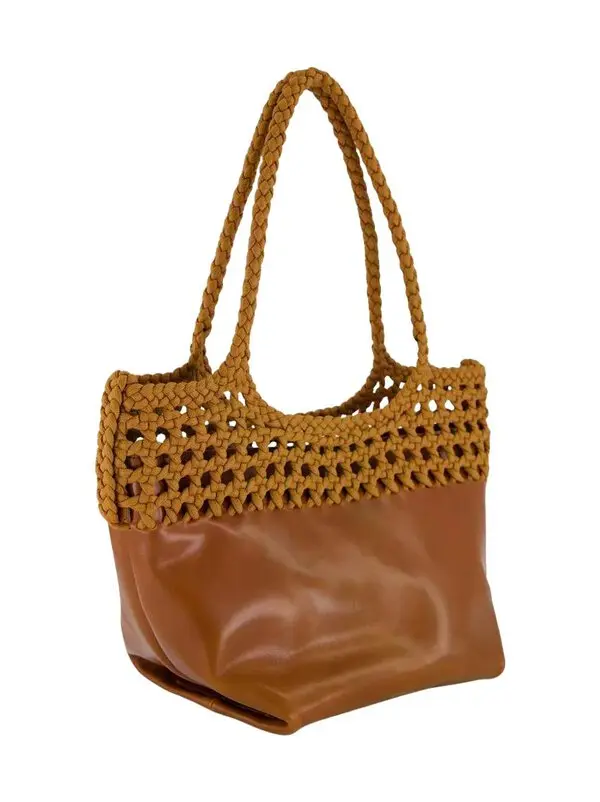 Hereu Elma Braided Shoulder Bag - Brown