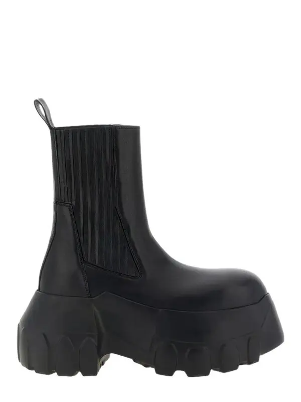 Rick Owens Mega Tractor Ankle Boots - Black