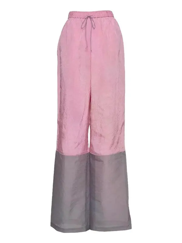 MULLER OF YOSHIOKUBO Two-tone Palazzo Pants - Pink