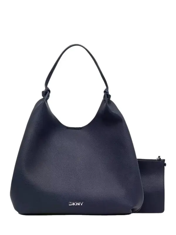 Dkny Paula Knotted-handle Tote Bag - Blue