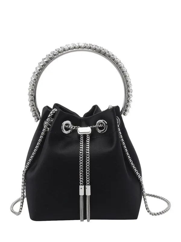 JIMMY CHOO Bon Bon Bucket Bag - Black
