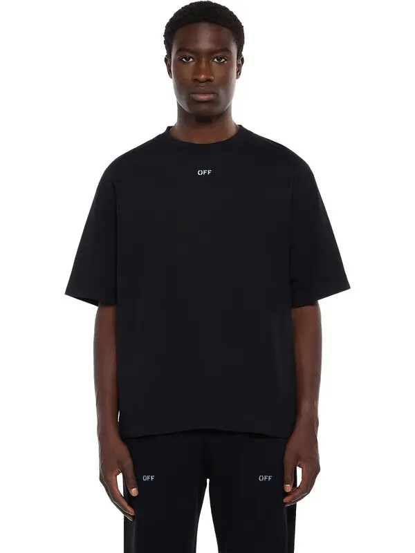 Off-White Stencil Arrow Skate Logo T-shirt - Black