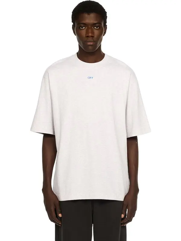 Off-White Stencil Arrow Skate Logo T-shirt - Gray