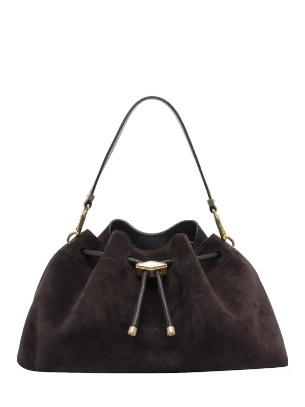JIMMY CHOO Medium Cinch Bag - Brown
