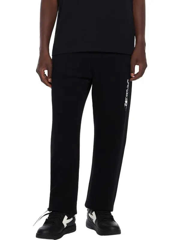 Off-White Ink Arrow Cuffed Track Pants - Black