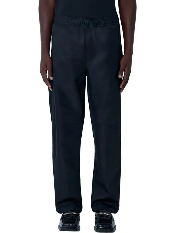 WALES BONNER Satin Track Pants - Black
