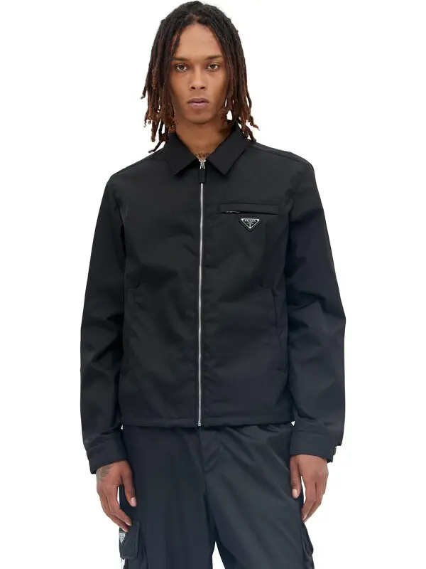 Prada Re-nylon Blouson Jacket - Black