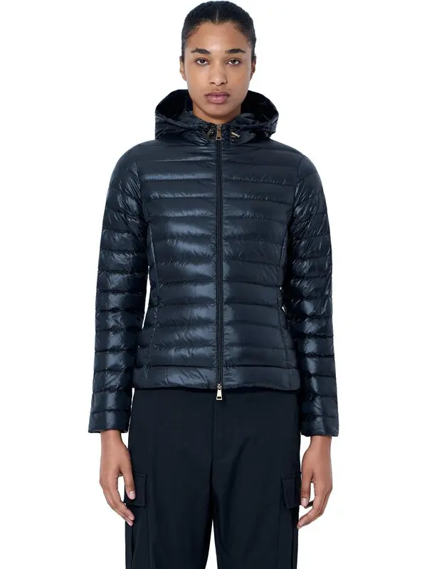Moncler Igelhood Short Down Jacket - Blue