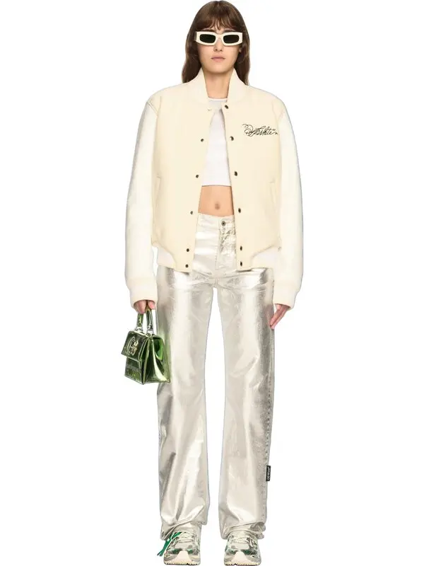 Off-White Rose Valley Varsity Jacket - Multicolor