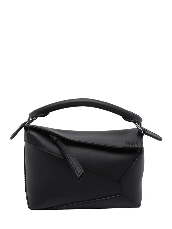 Loewe Mini Puzzle Edge Handbag - Black