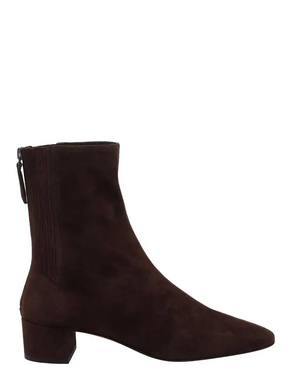 AQUAZZURA Saint Honore Pump Booties - Brown