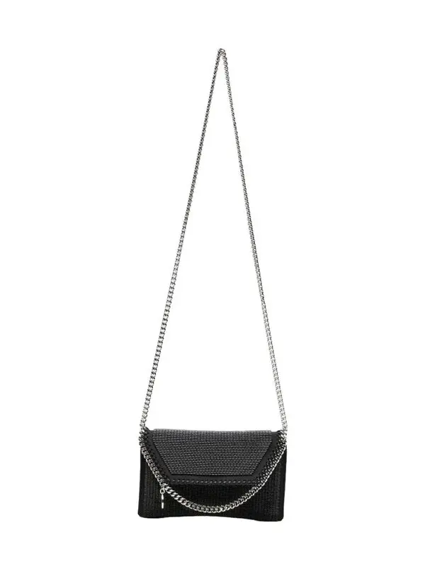 Stella McCartney Falabella Sequin Shoulder Bag - Black