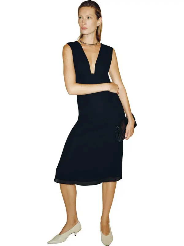 REFORMATION Kali Dress - Black