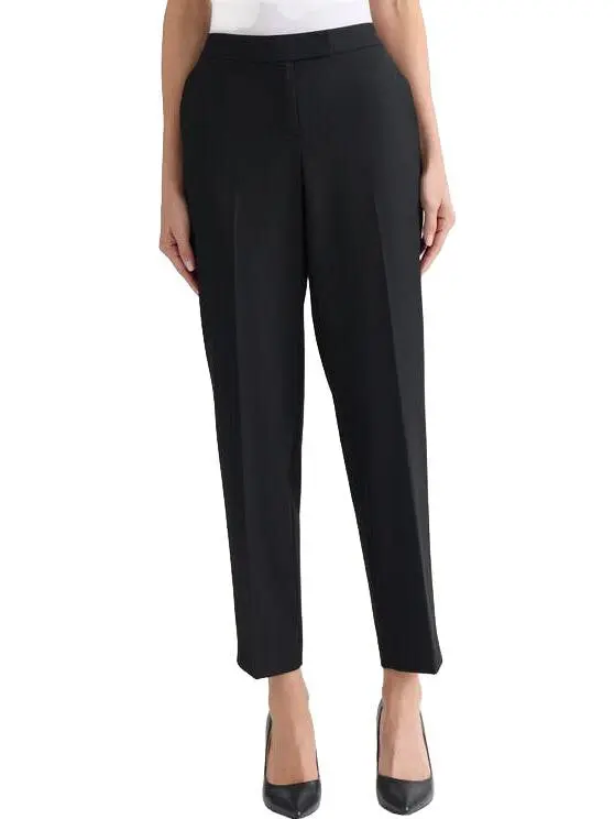KASPER Claire Straight Leg Pants - Black