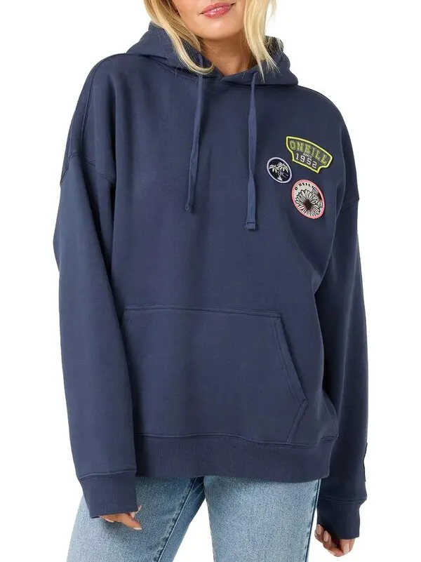 O'Neill Patches Oversized Hoodie - Navy