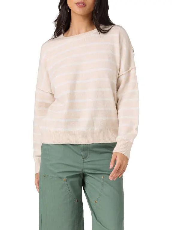 O'Neill Kari Crewneck Sweater With Exposed Seams - Twill