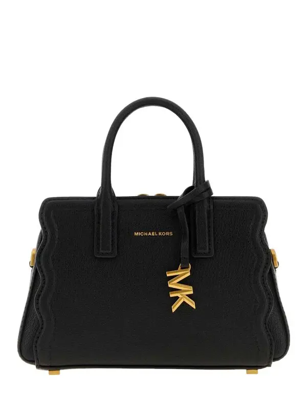 Michael Kors Laila Mini Leather Handbag - Black