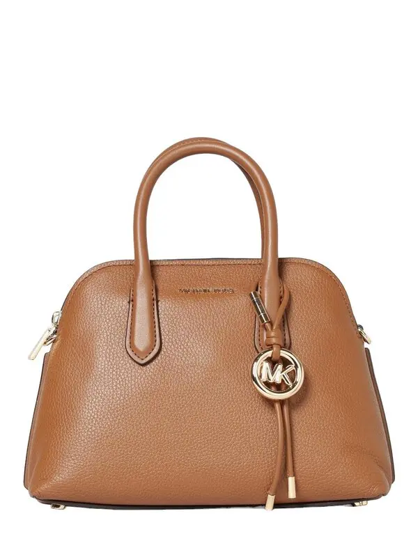 Michael Kors Freddie Mini Handbag With Mk Monogram - Brown
