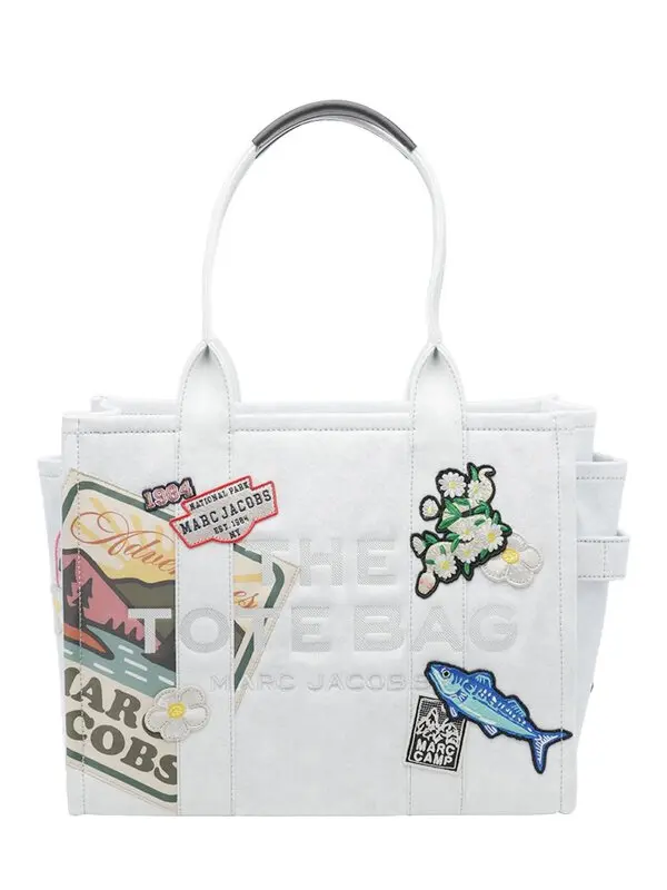 Marc Jacobs The Large Cotton Tote Bag - Grey
