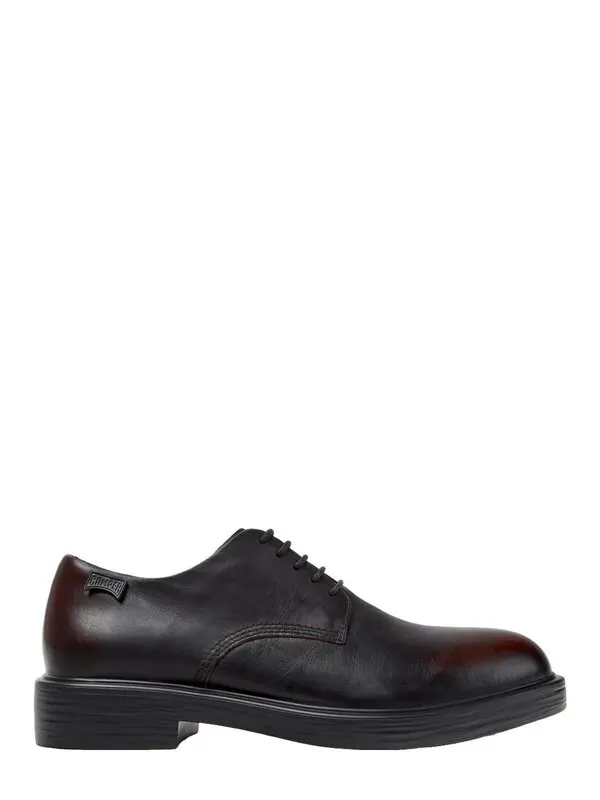 Camper Dean Smooth Leather Derby Shoes With Xl Extralight Sole - Multicolor