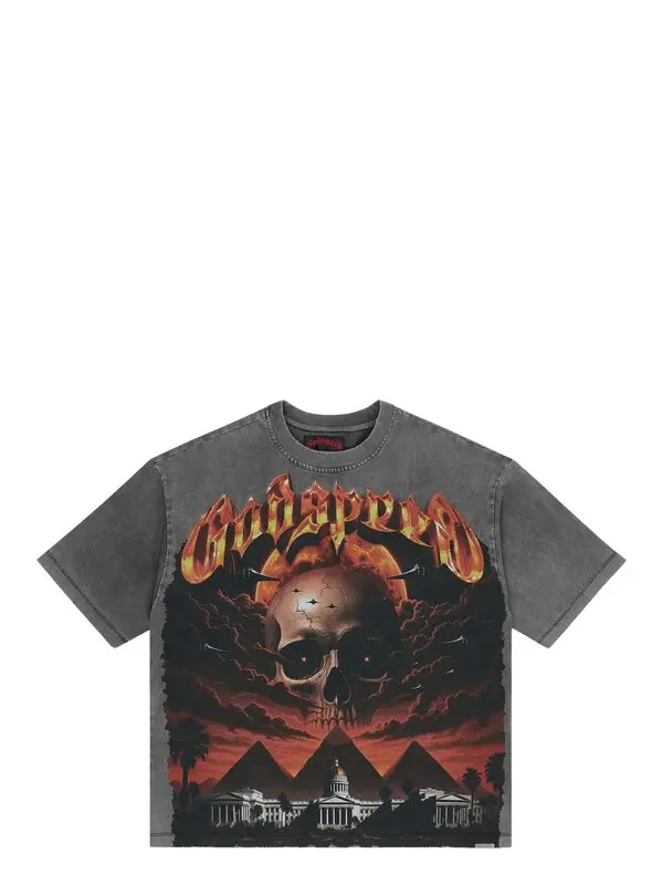 GODSPEED Echoes Of Empires Graphic Shirt - Grey