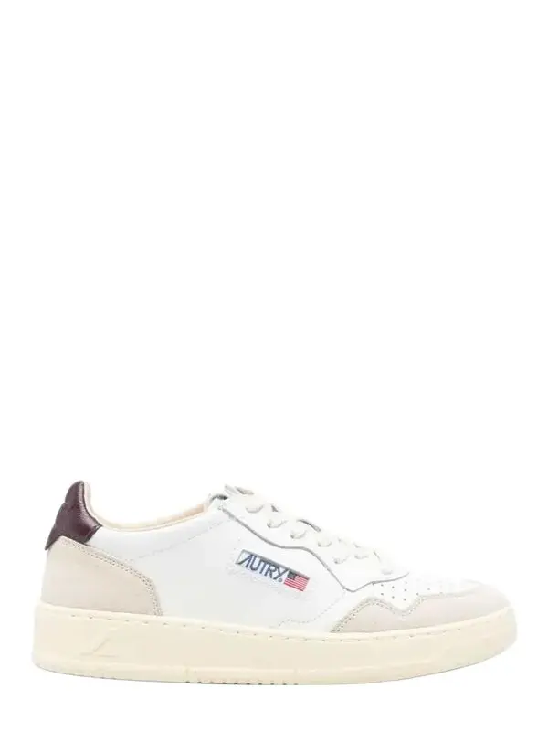 AUTRY Medalist Low Sneakers In Leather And Suede - White