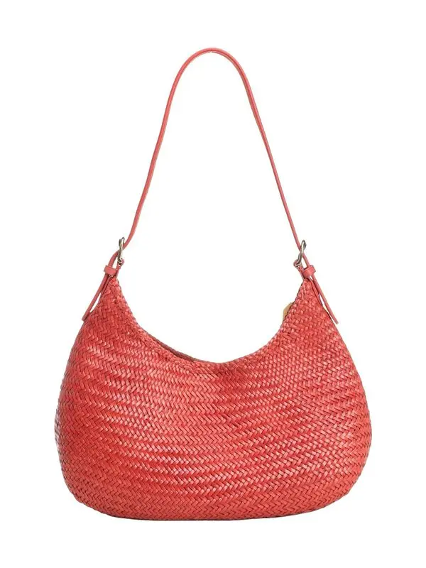 Dragon Diffusion Luna Mezza" Half Moon Bag - Red