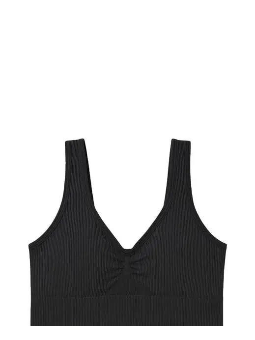 BLVCK Acid Wash Sports Bra - Gray